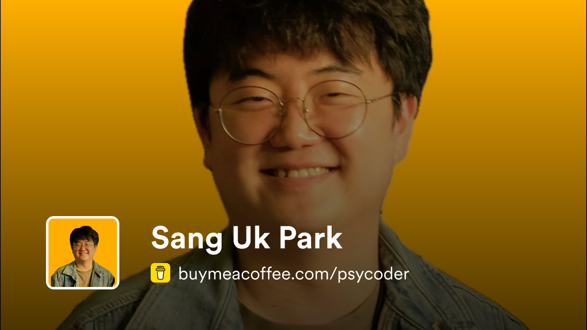 Sang Uk Park - Buymeacoffee