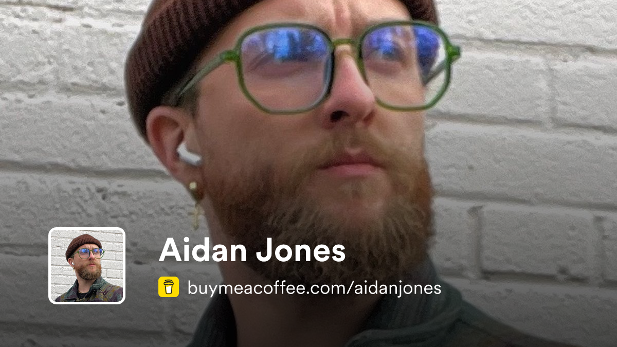 Aidan Jones - Buymeacoffee