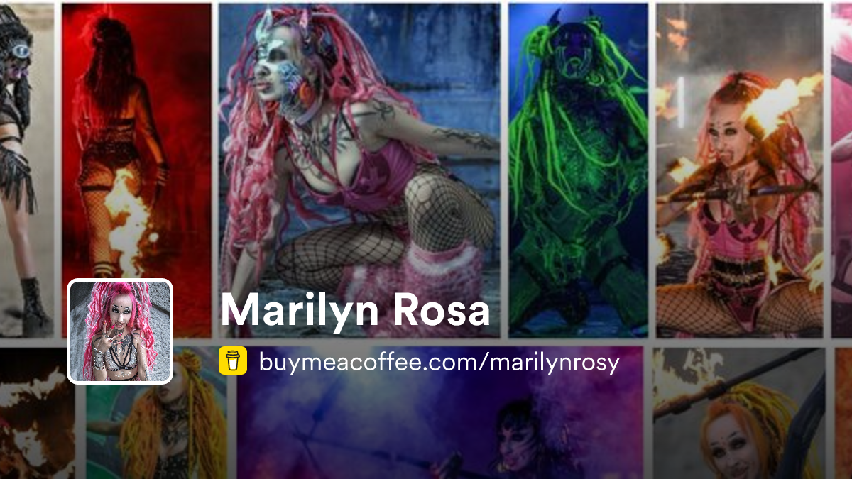 Marilyn Rosa is fireshows, blood and laser sohws, photoshoots ...