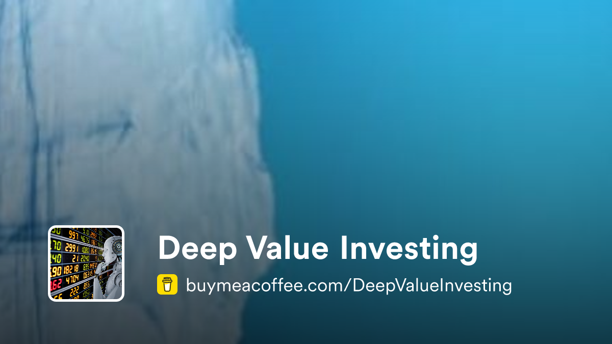 Deep Value Investing - Buymeacoffee