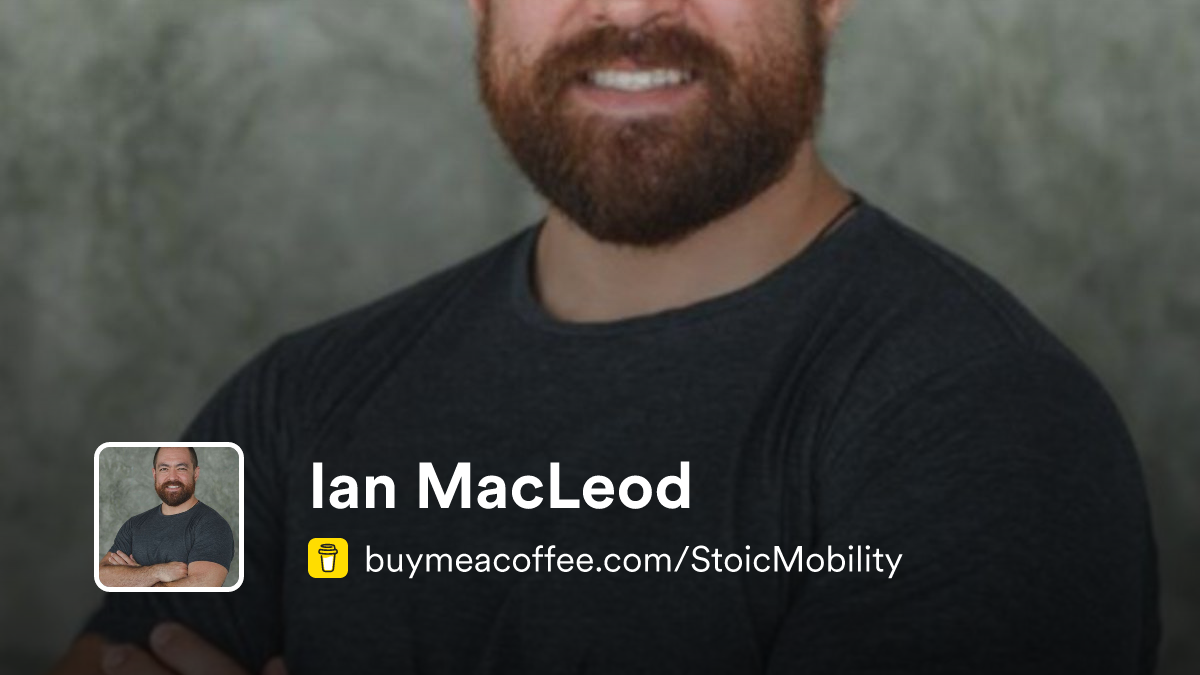 Ian MacLeod - Buymeacoffee