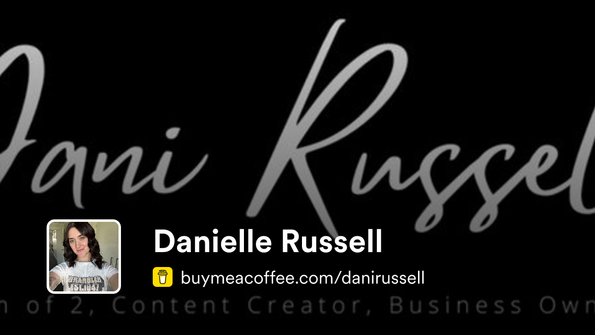 Danielle Russell - Buymeacoffee