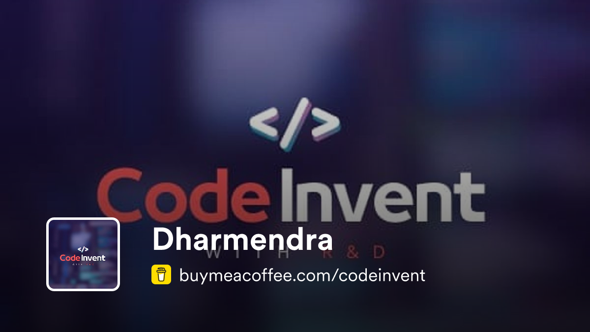 Dharmendra - Buymeacoffee