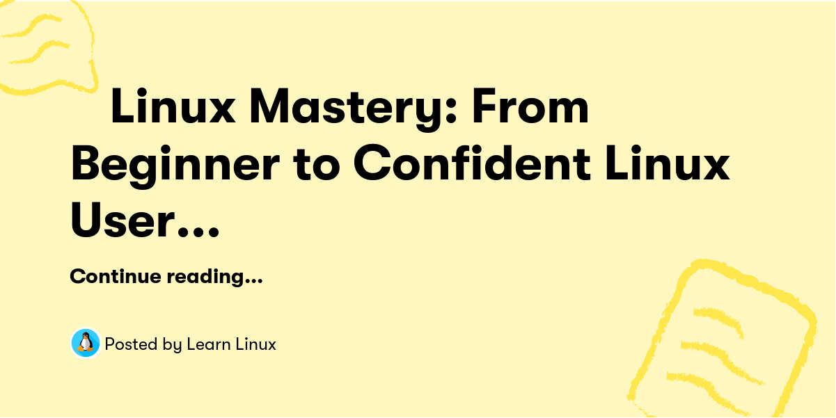 🔰Linux Mastery: From Beginner to Confident Linux User 2024 — Learn Linux - Buymeacoffee