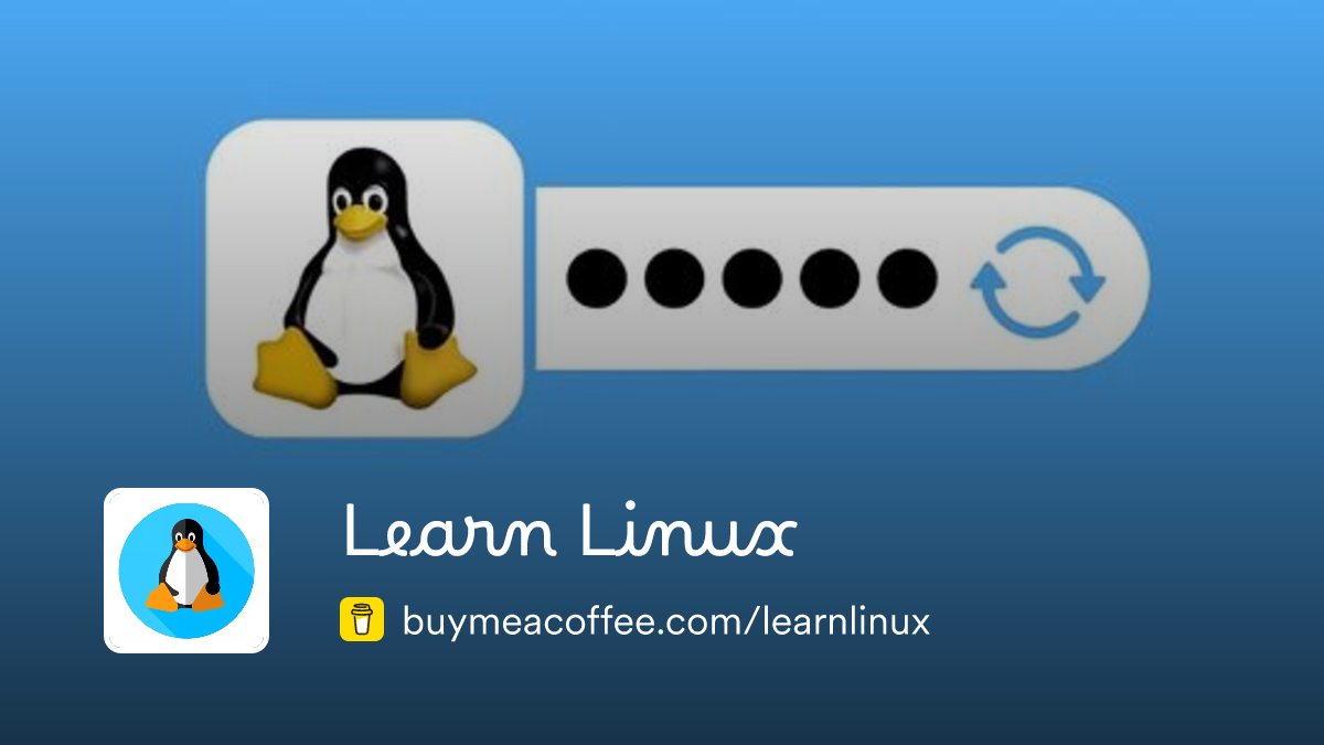 Learn Linux is Start your linux learning journey - Buymeacoffee