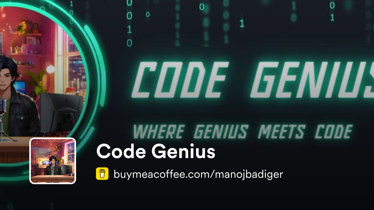 Membership | Code Genius - Buymeacoffee