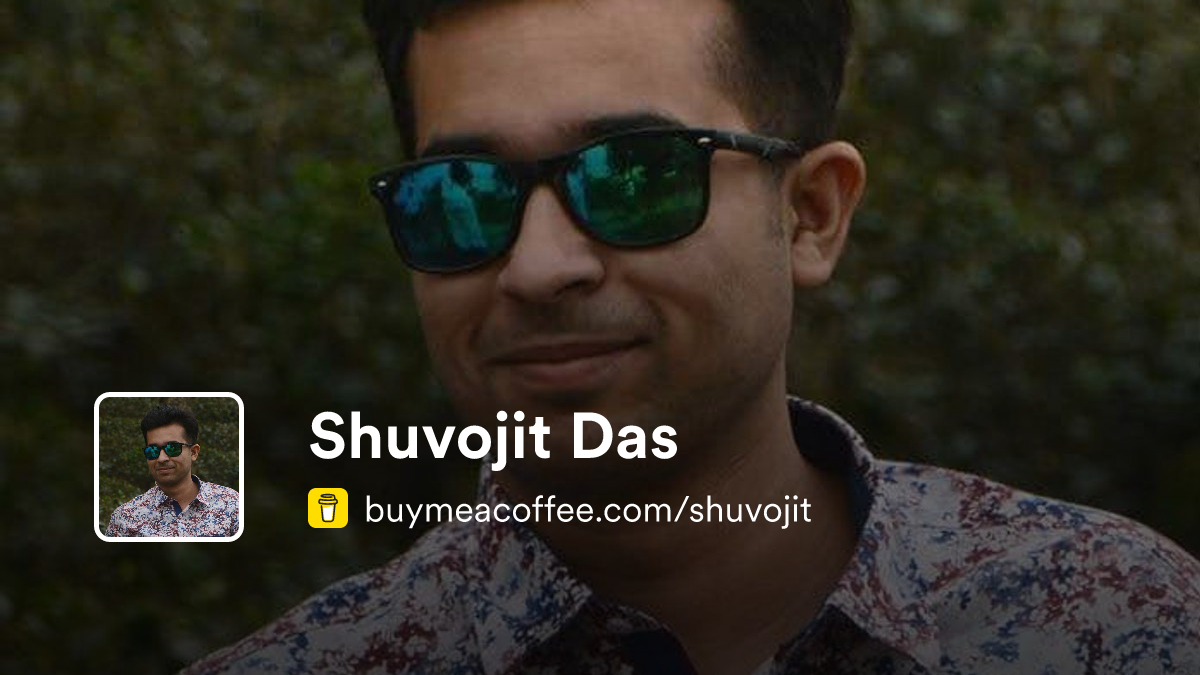 Shuvojit Das - Buymeacoffee