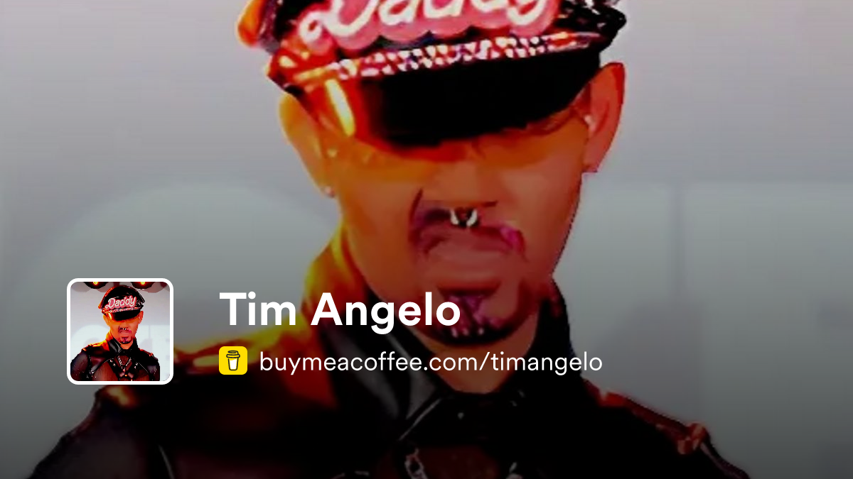 Tim Angelo - Buymeacoffee