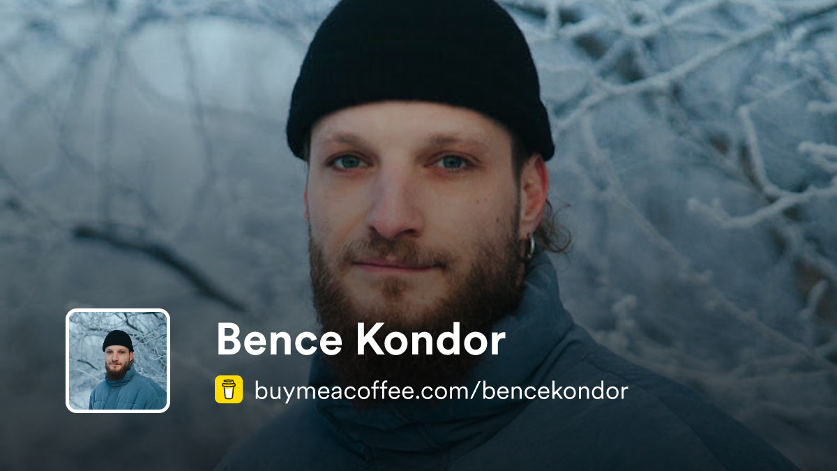 Bence Kondor - Buymeacoffee
