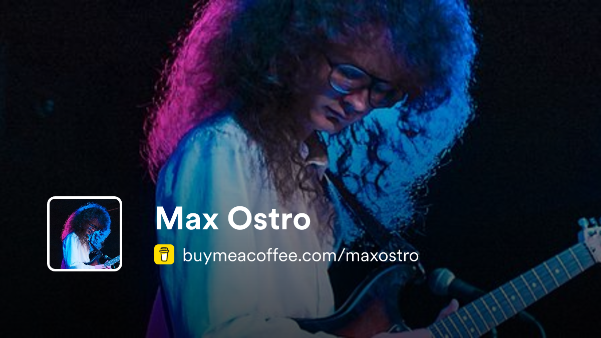 Max Ostro - Buymeacoffee