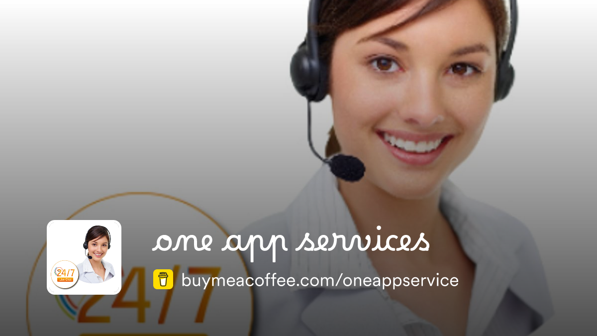 one app services - Buymeacoffee one app services - Buymeacoffee