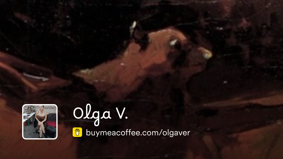Olga V. is writing - Buymeacoffee