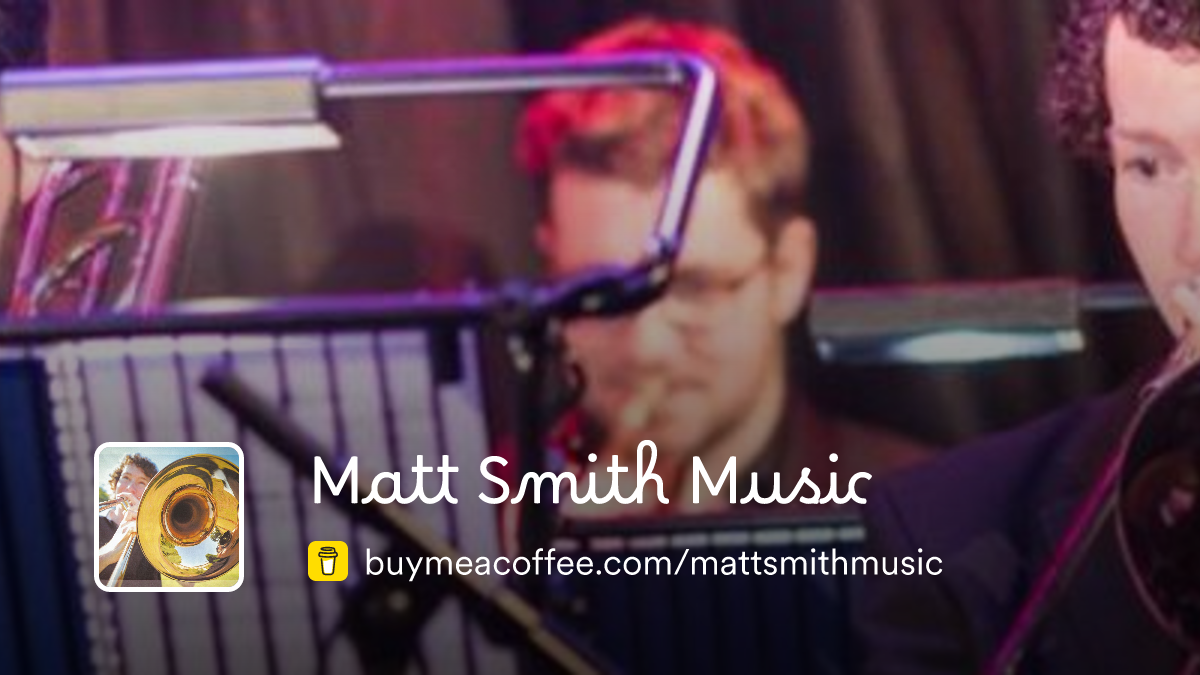 Matt Smith Music is creating music - Buymeacoffee