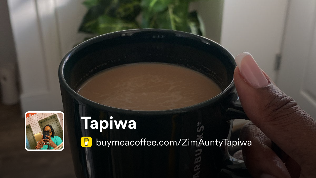 Tapiwa - Buymeacoffee