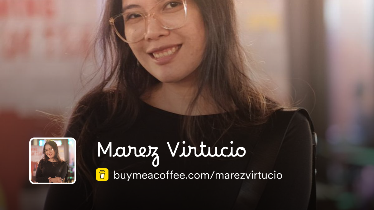 Marez Virtucio - Buymeacoffee