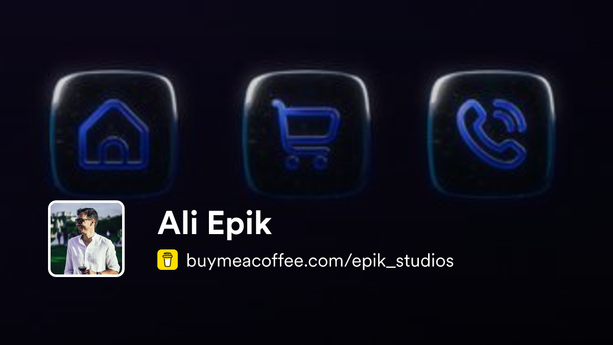 Ali Epik is Creating digital design products - Buymeacoffee