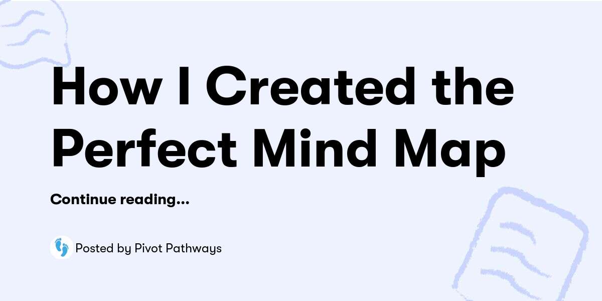 How I Created the Perfect Mind Map — Pivot Pathways - Buymeacoffee