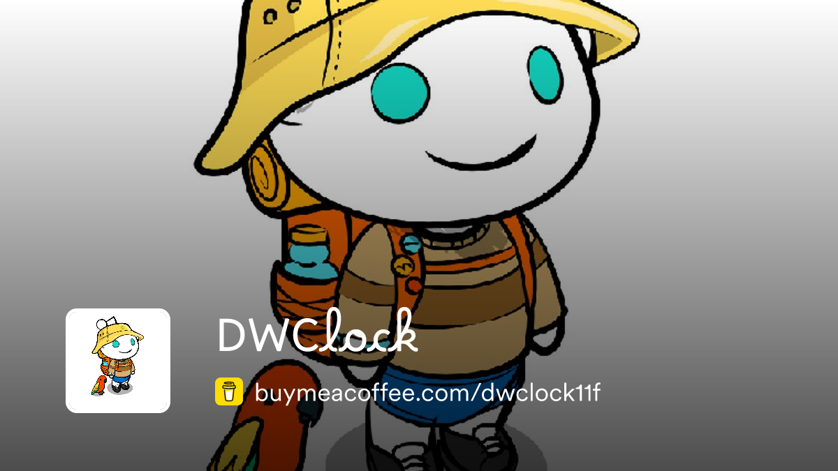 DWClock - Buymeacoffee