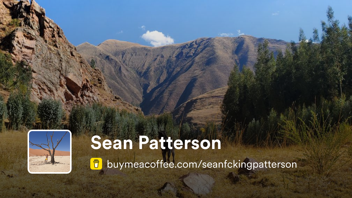 Sean Patterson - Buymeacoffee