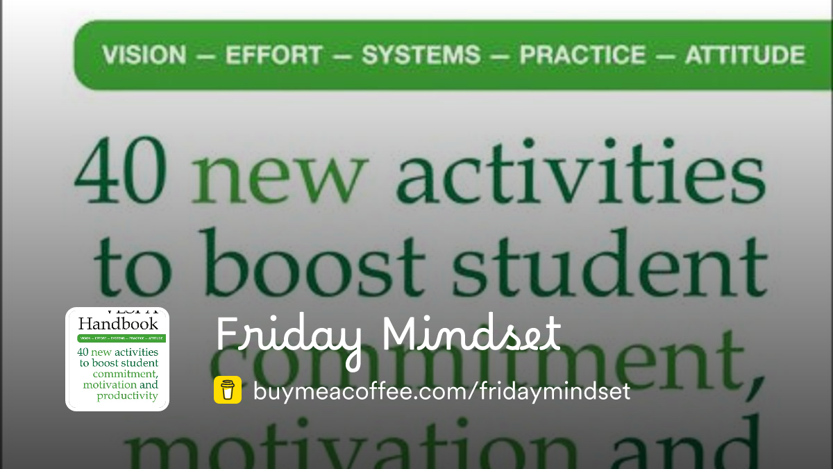 Friday Mindset - Buymeacoffee