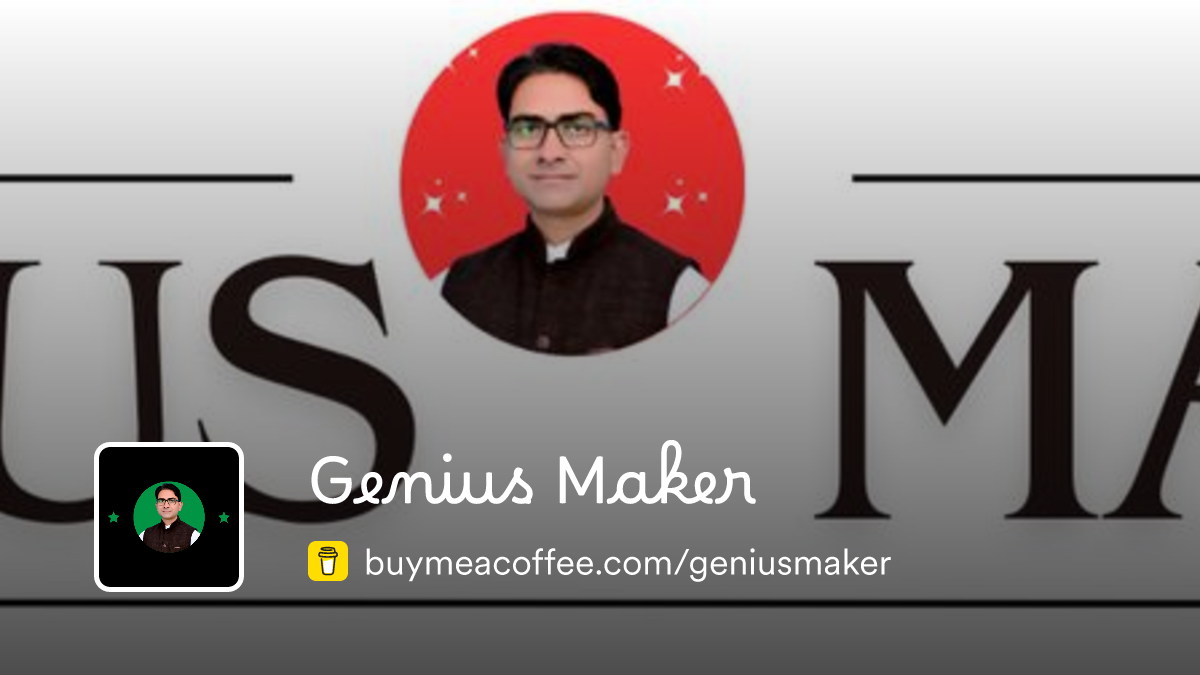 Genius Maker - Buymeacoffee