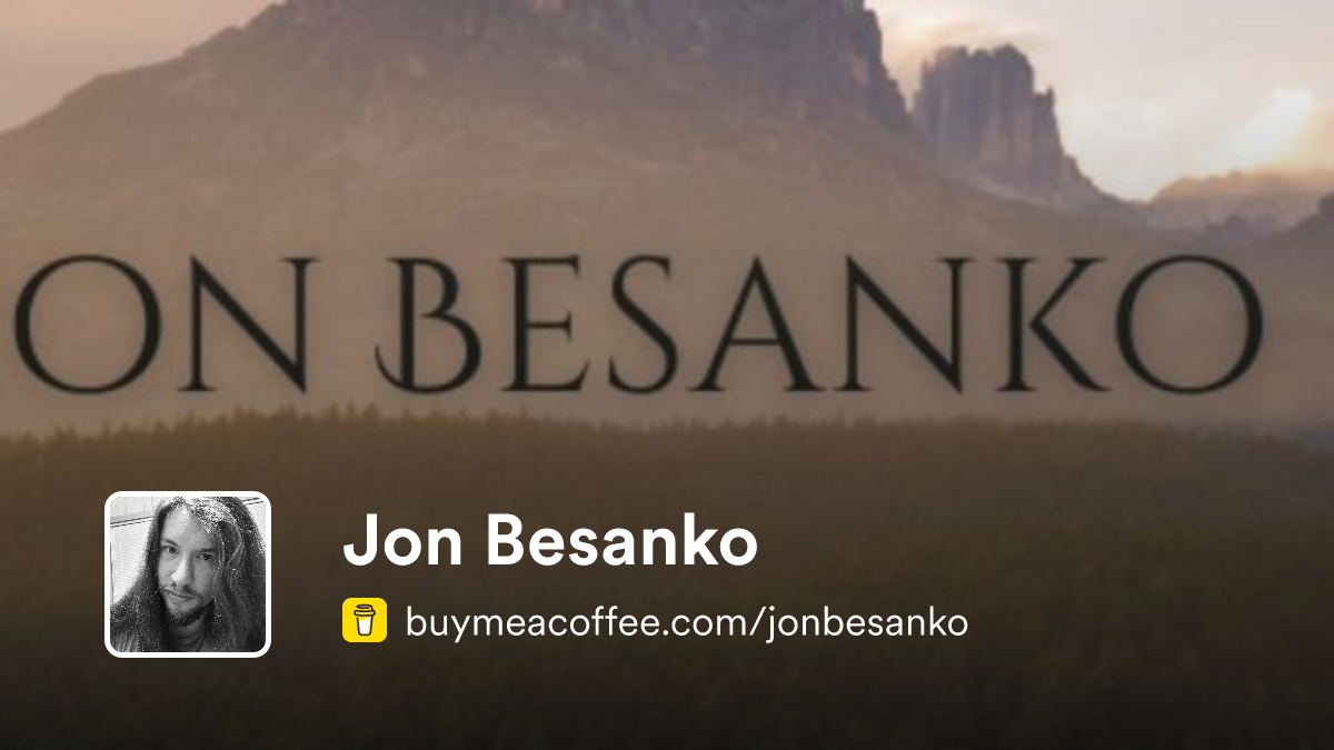 Jon Besanko is Fantasy / Horror Writer from Australia - Buymeacoffee