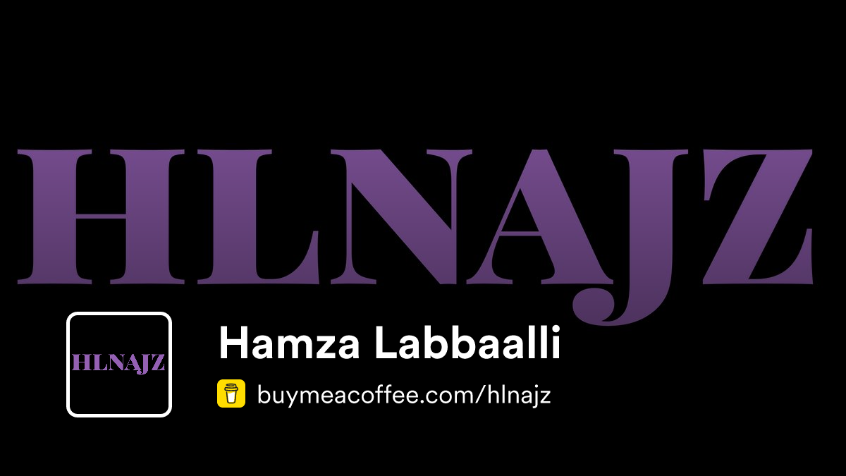 Hamza Labbaalli is Full Stack Developer - Buymeacoffee
