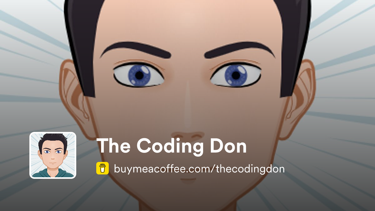 The Coding Don - Buymeacoffee