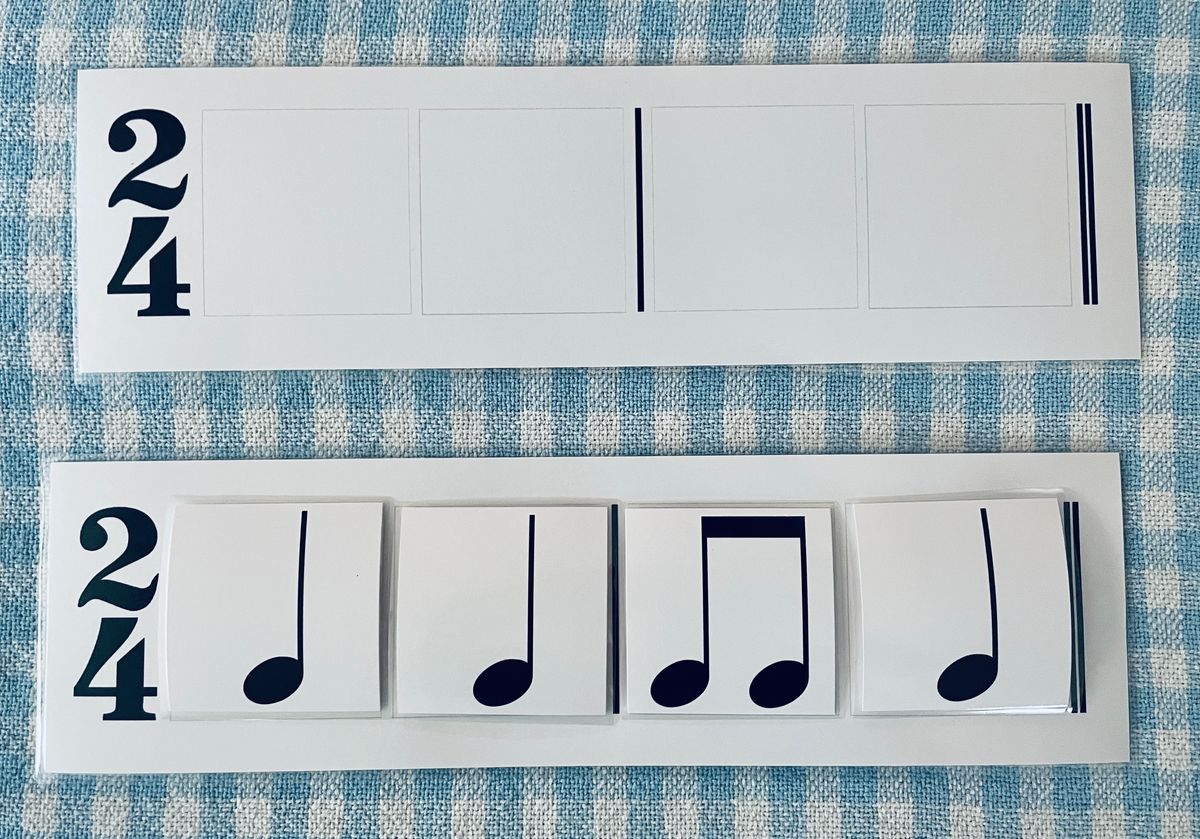 2/4 Rhythm Manipulatives (Quarter Notes/Paired Eighth Notes) — Mrs ...