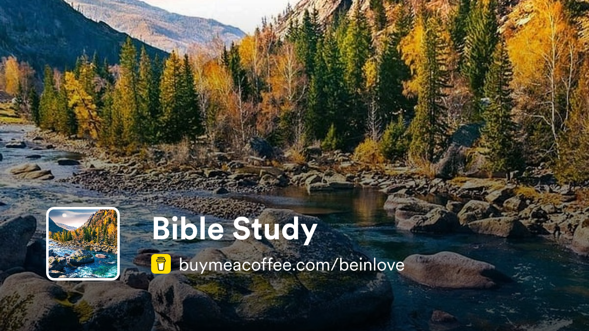 Bible Study - Buymeacoffee