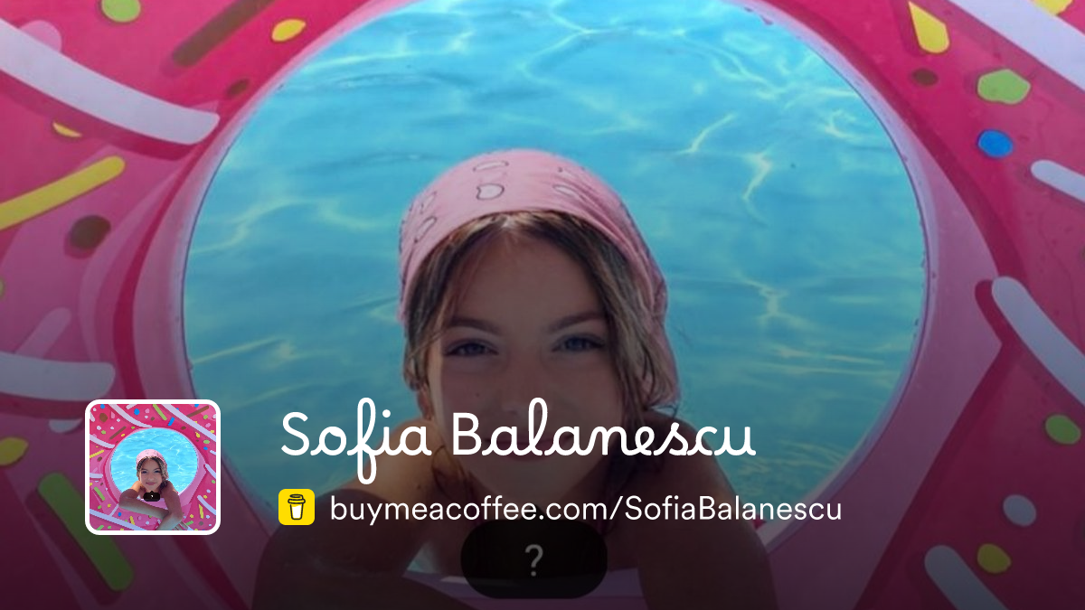Sofia Balanescu - Buymeacoffee