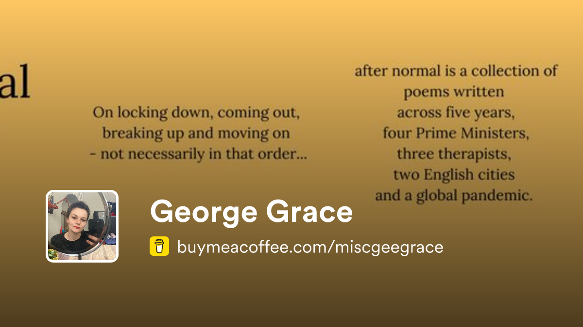 George Grace - Buymeacoffee
