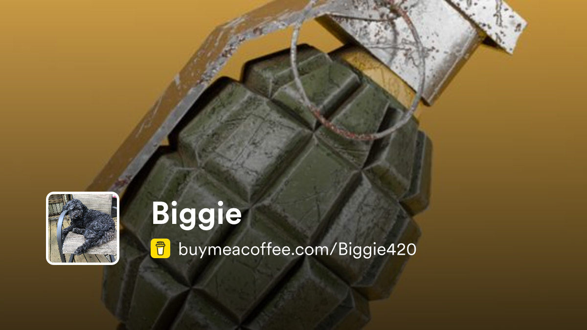 Biggie is 3d Models - Buymeacoffee