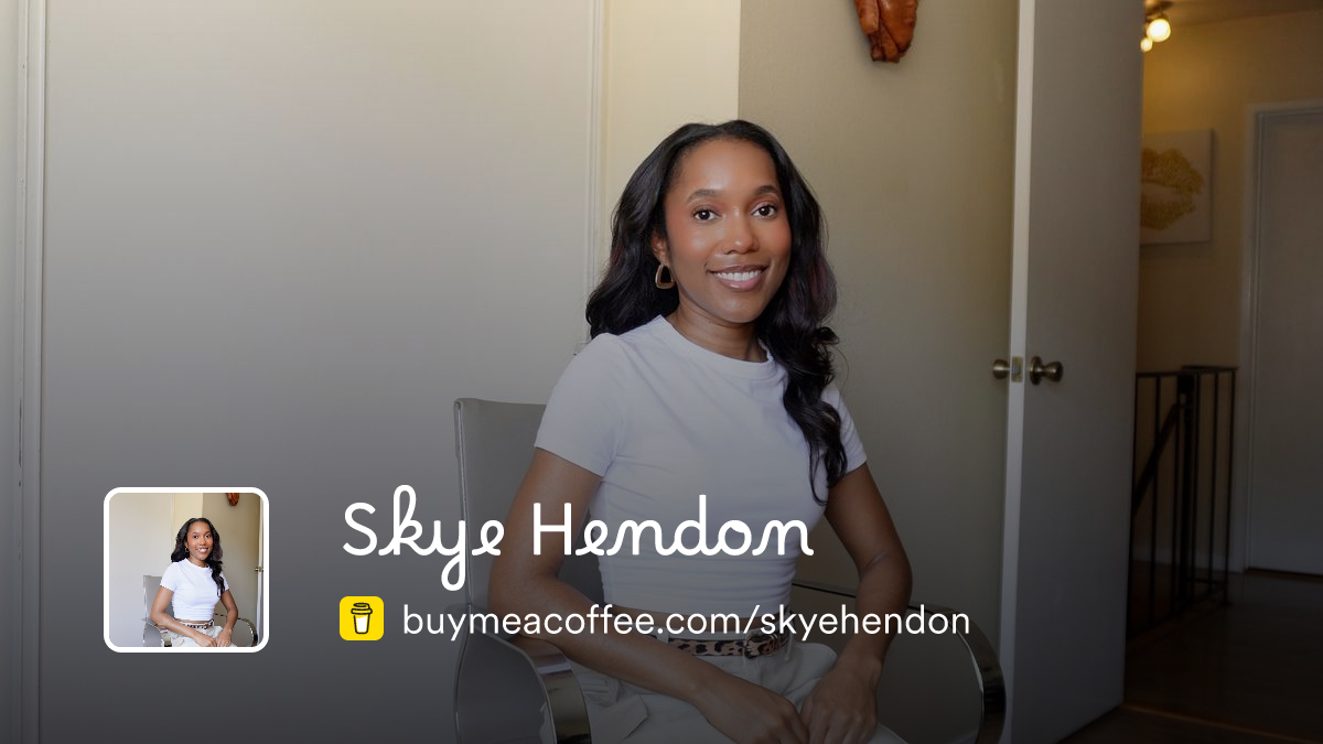 Skye Hendon - Buymeacoffee