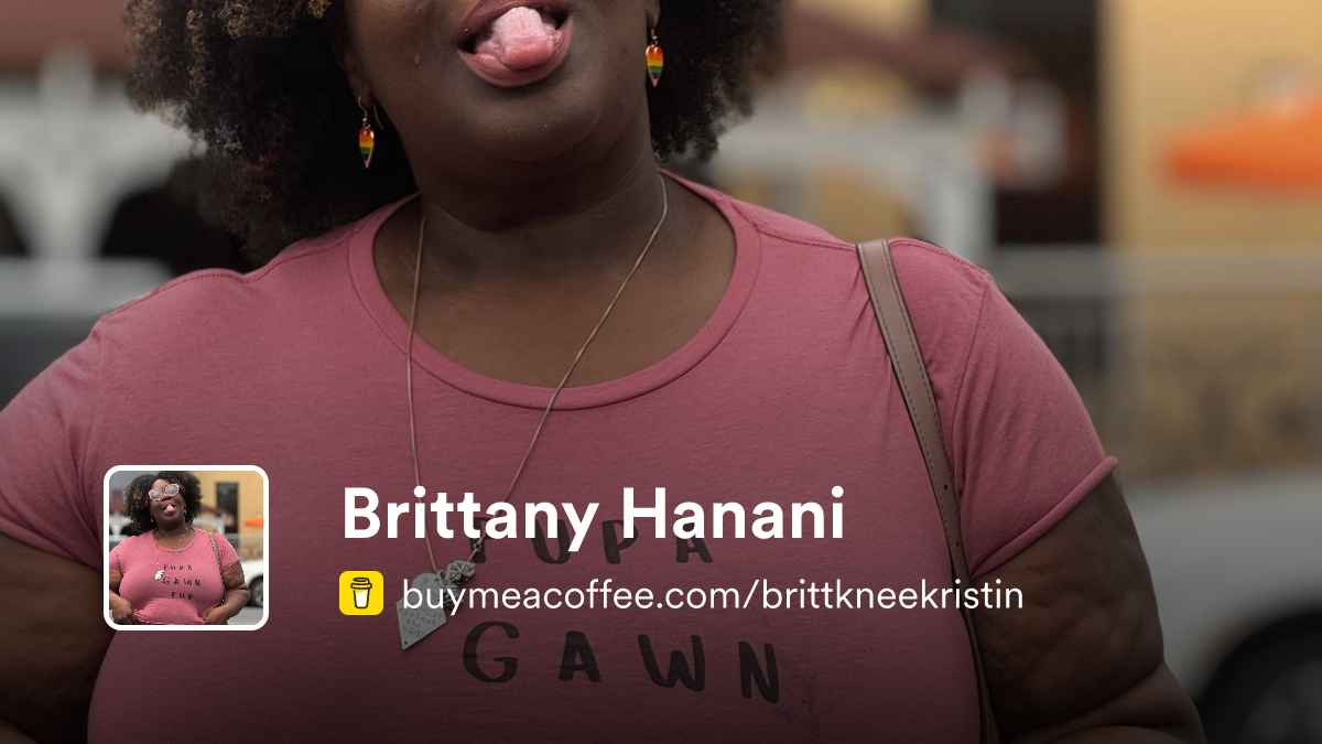 Brittany Hanani - Buymeacoffee