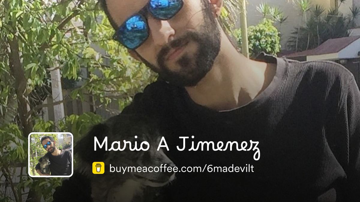 Mario A Jimenez - Buymeacoffee