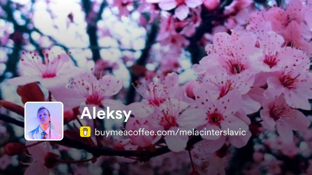 Aleksy - Buymeacoffee