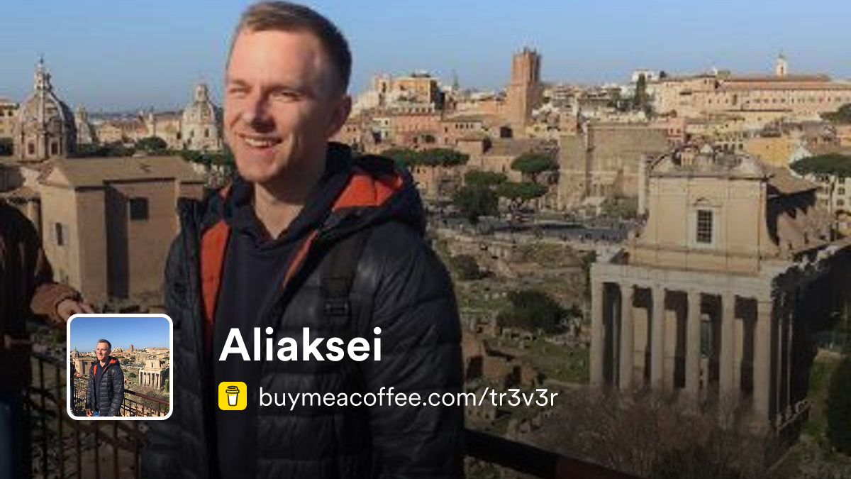Aliaksei - Buymeacoffee
