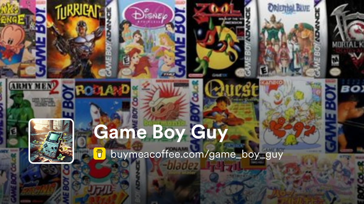 Membership | Game Boy Guy - Buymeacoffee