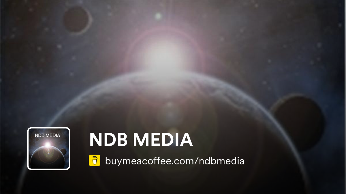 NDB MEDIA is www.ndbmedia.com - Buymeacoffee