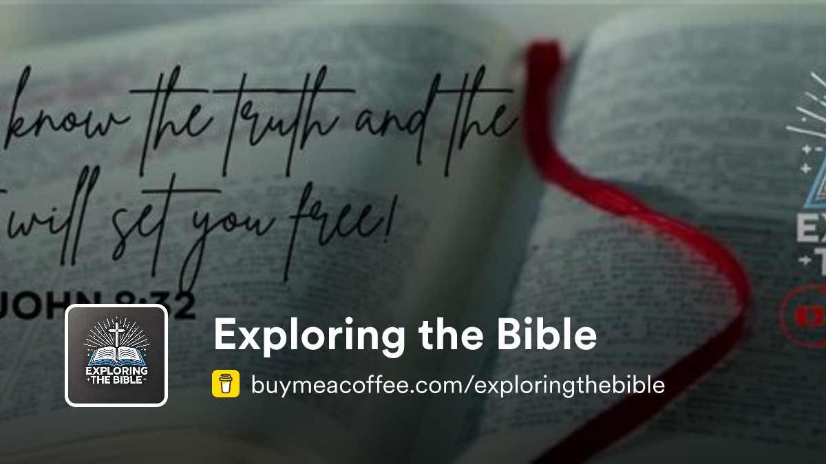 Exploring The Bible Buymeacoffee