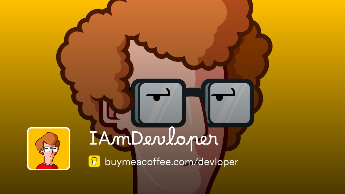 IAmDevloper - Buymeacoffee