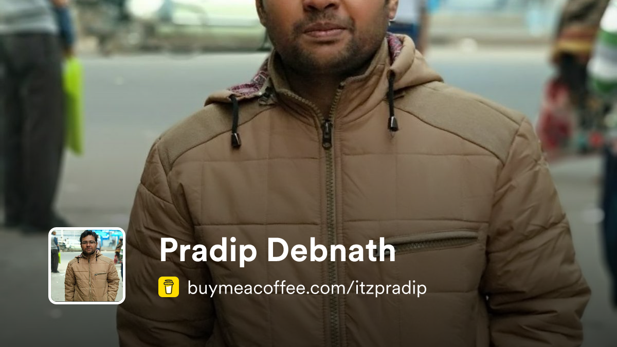 Pradip Debnath - Buymeacoffee