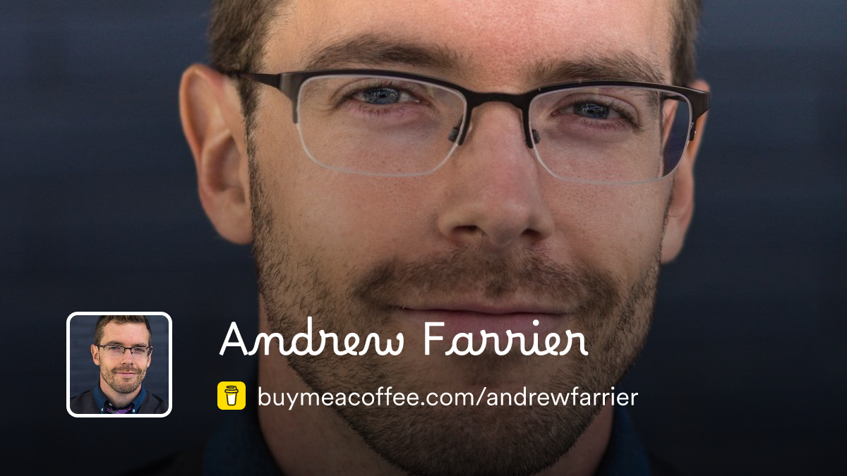 Andrew Farrier is taking a walk with you - Buymeacoffee