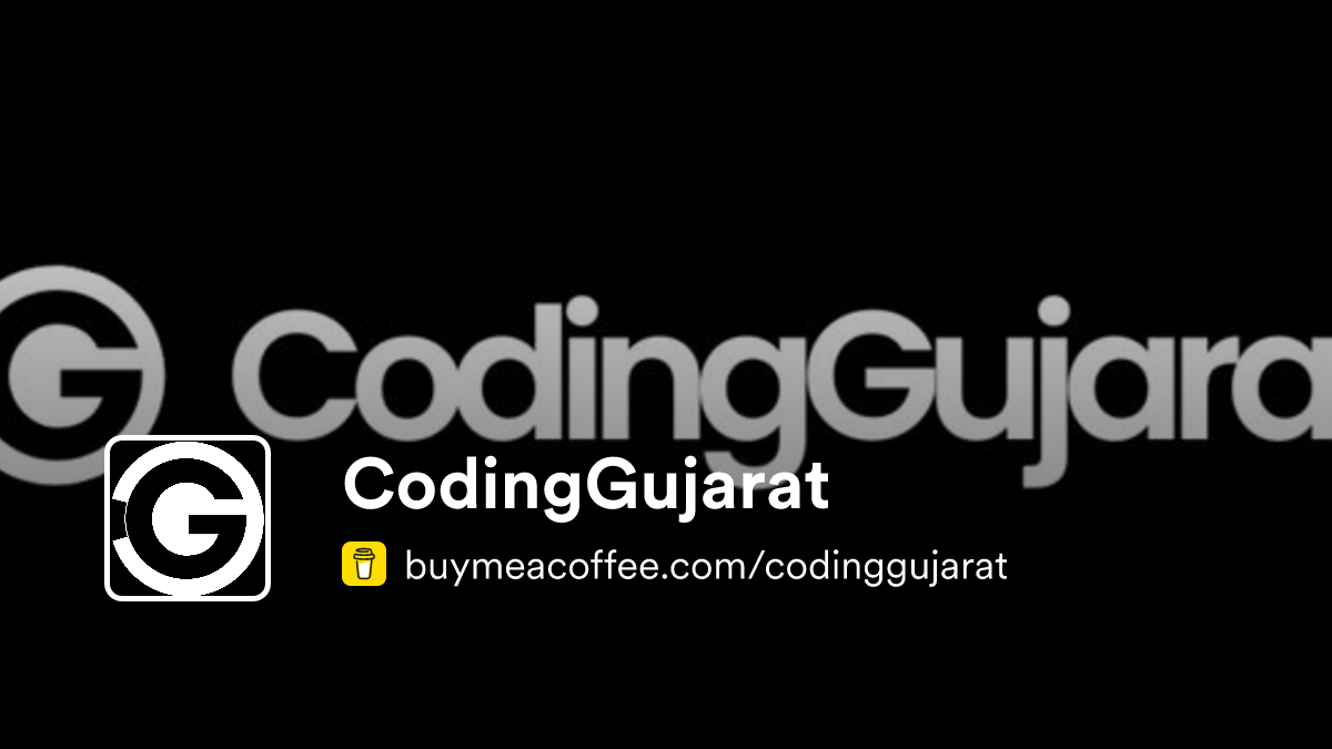 Codinggujarat Buymeacoffee