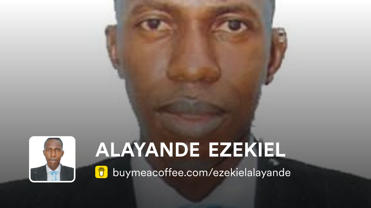 ALAYANDE EZEKIEL is Lectures - Buymeacoffee