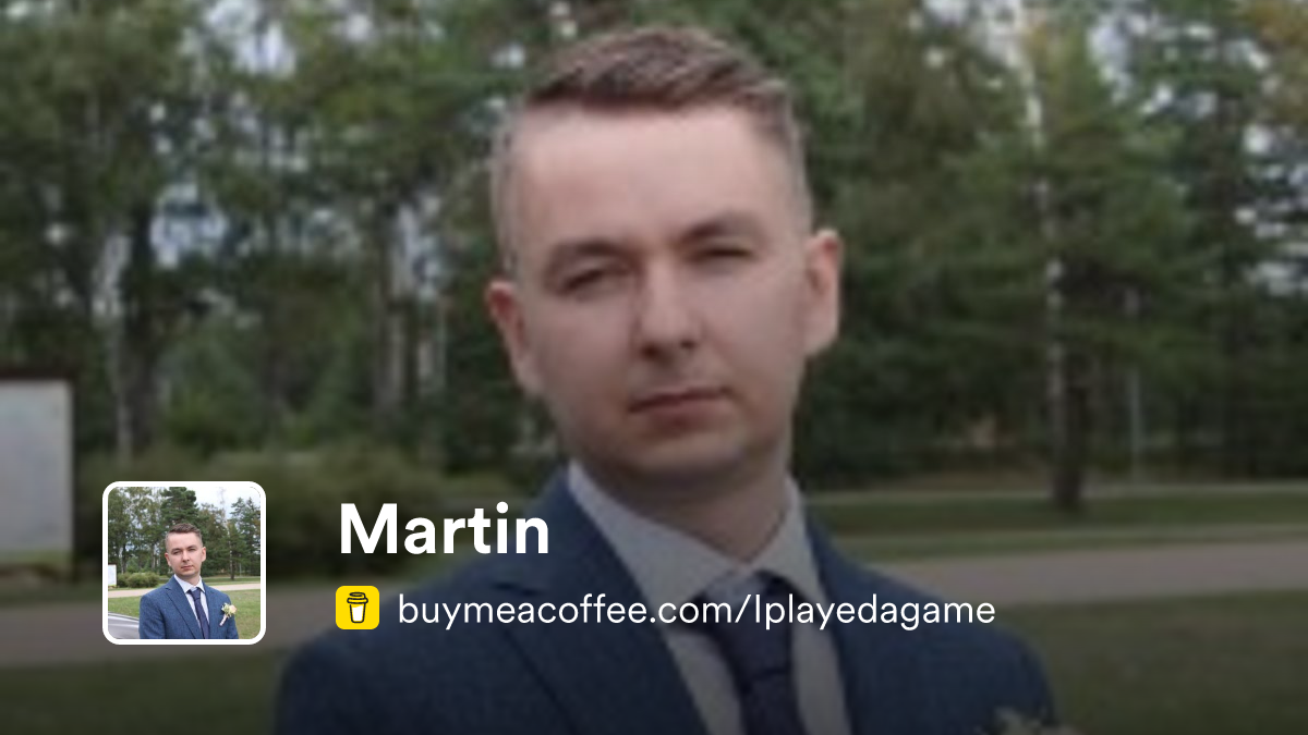 Martin - Buymeacoffee