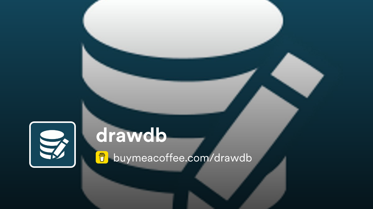 drawdb - Buymeacoffee