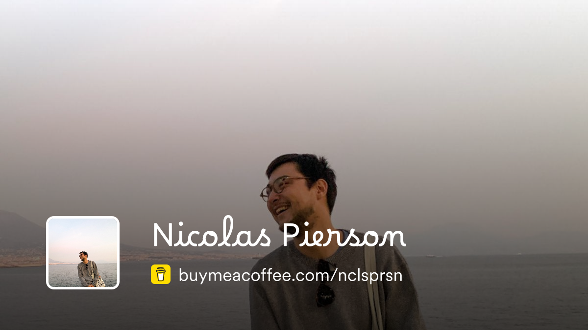 Membership | Nicolas Pierson - Buymeacoffee