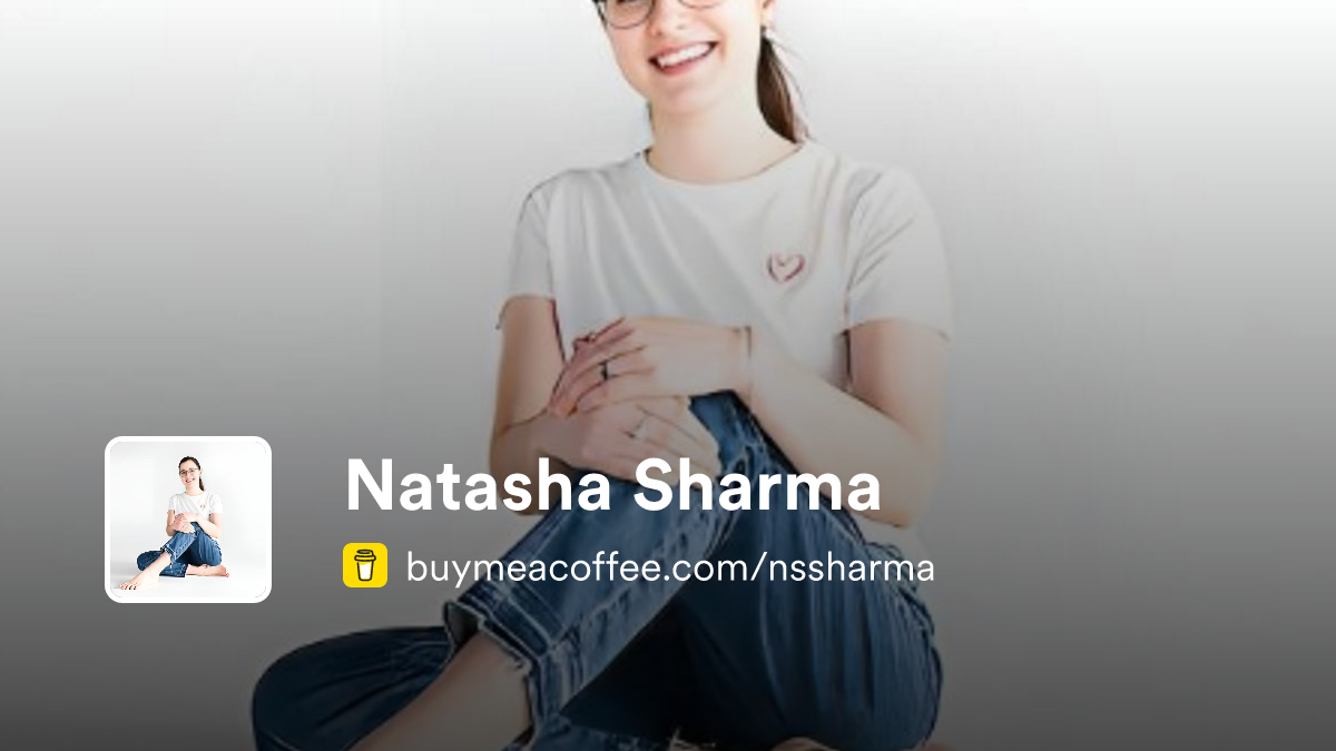 Natasha Sharma is AI projects - Buymeacoffee